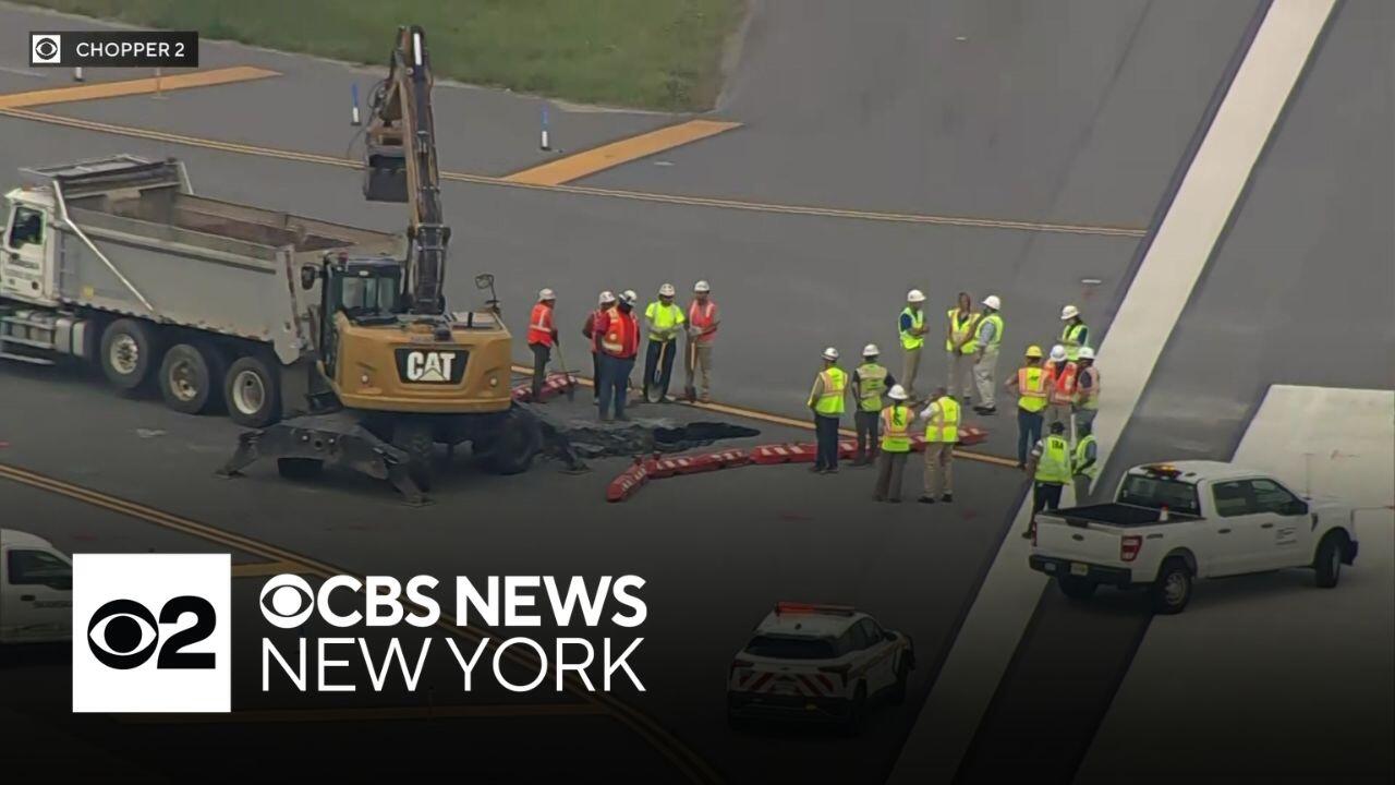 Sinkhole causes delays at LaGuardia Airport for 3rd day