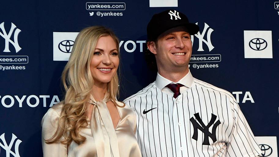 Gerrit Cole's wife Amy reacts to Yankees star's return from injury