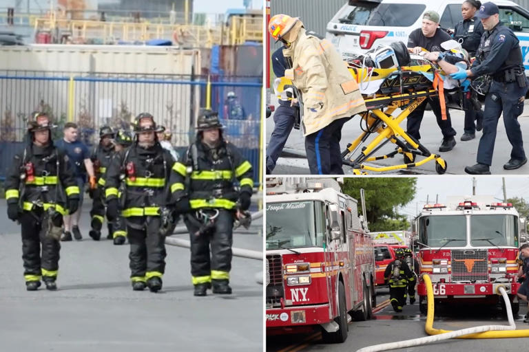 Massive fire, explosion at NYC dry dock injures at least 30 and kills ...
