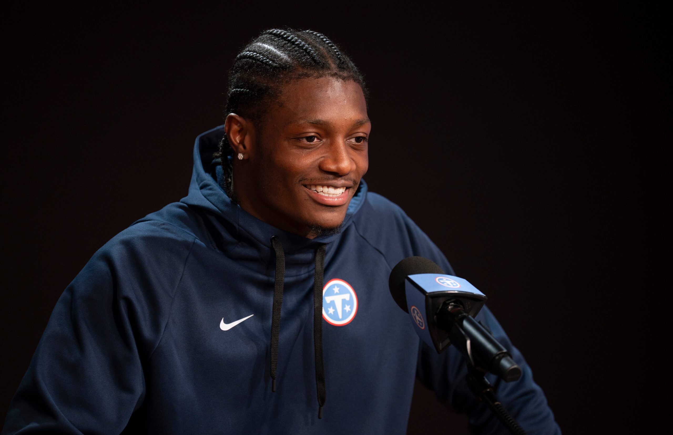 It took one practice for Titans WR Carnell Tate to shut up his draft ...