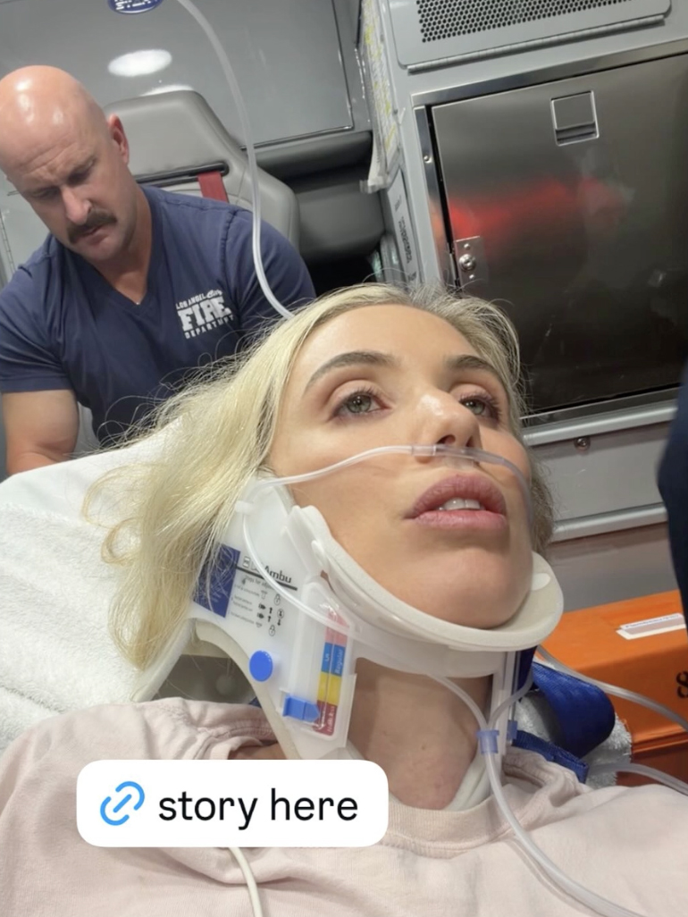 Comedian Laura Clery sent desperate text to ex-husband while pinned ...
