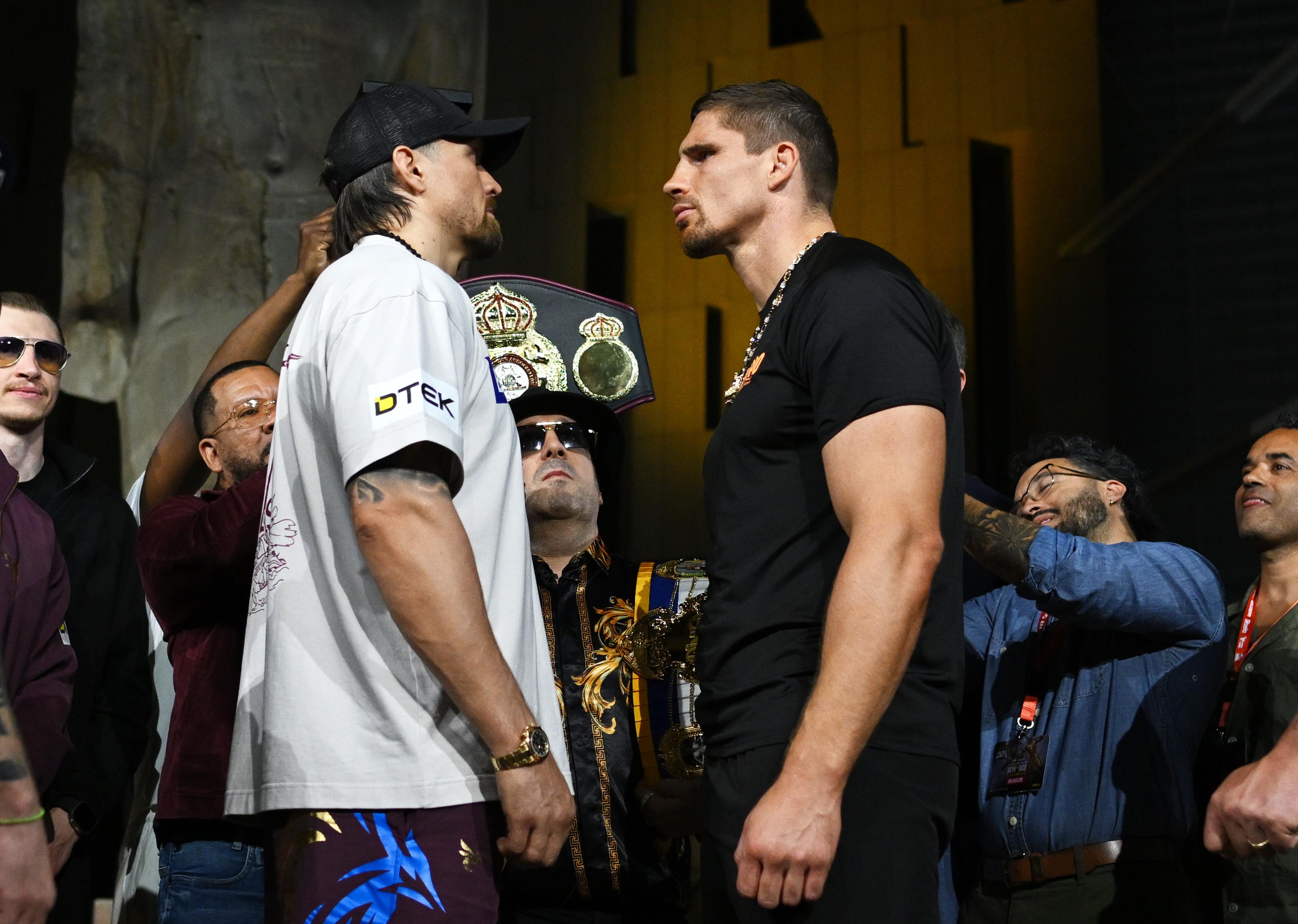Usyk vs Rico weights: Verhoeven tips scales 25 lbs heavier than career ...