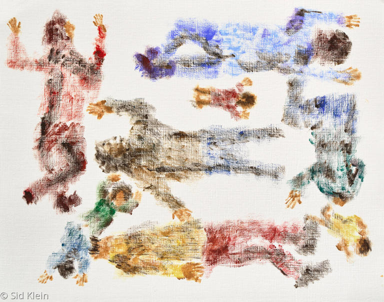 This Jewish artist hadn’t painted in more than 5 decades. Then came Oct. 7.