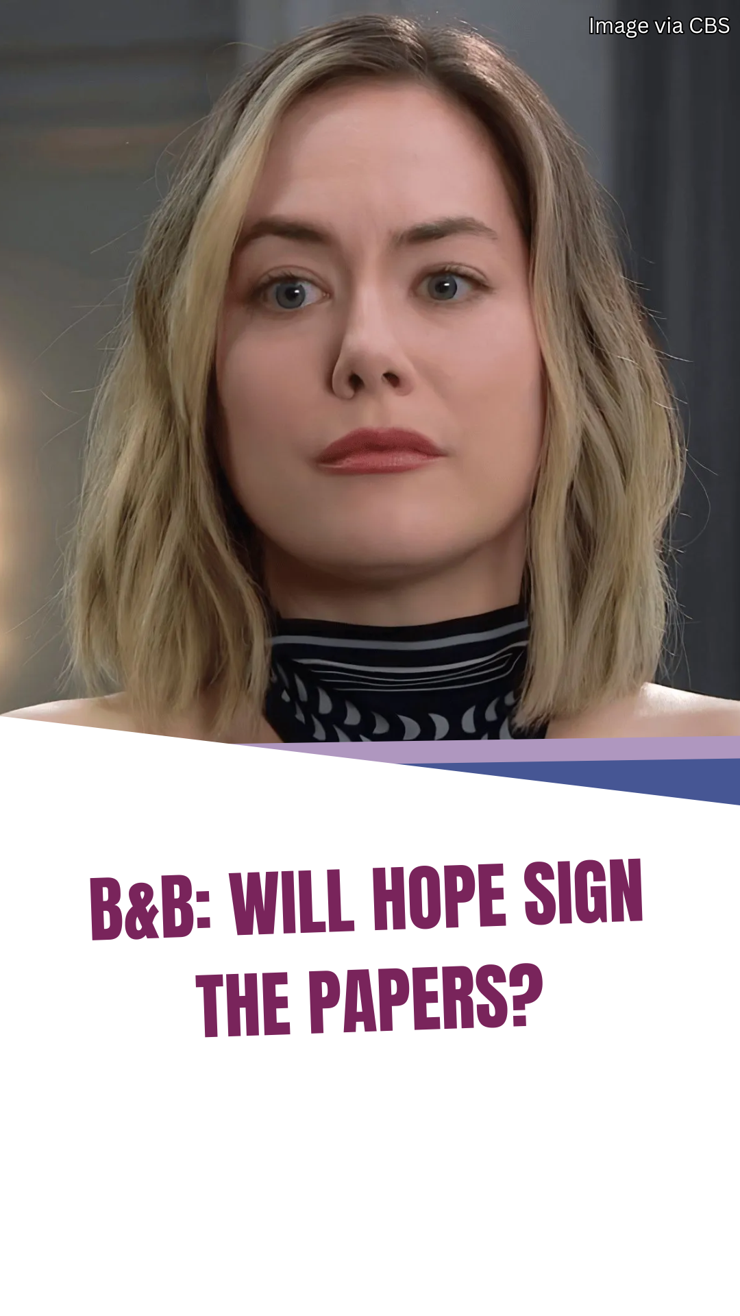 B&B: Will Hope sign the papers?