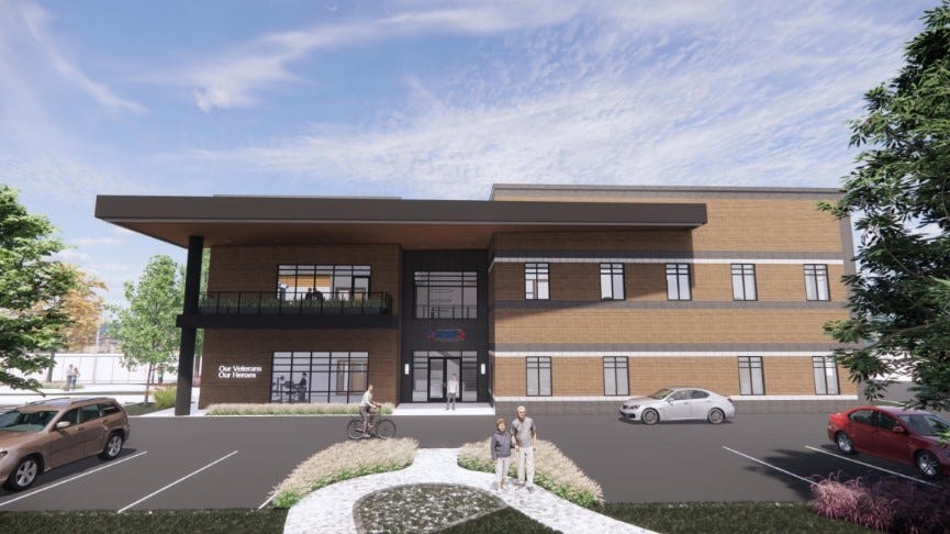 Jacksonville shows new designs for its first veteran community center