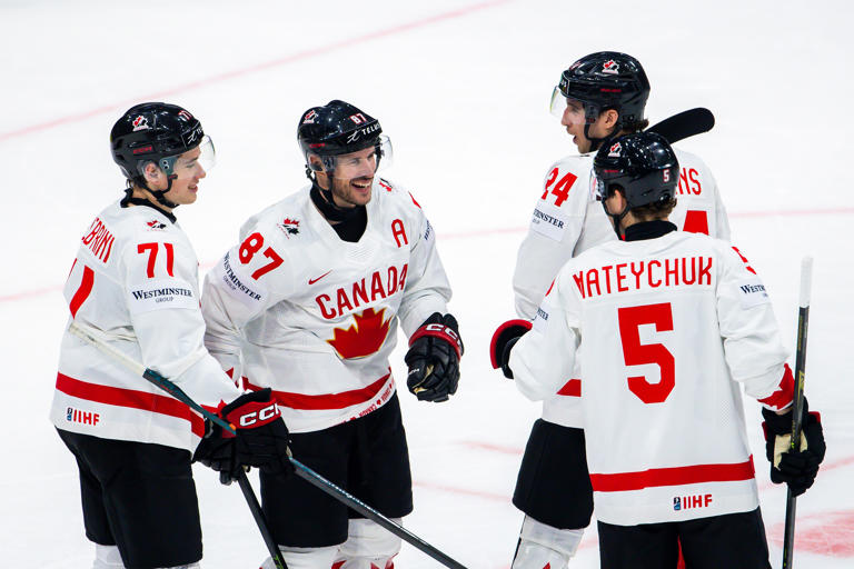 Canada remains perfect in five games at the ice hockey worlds after ...