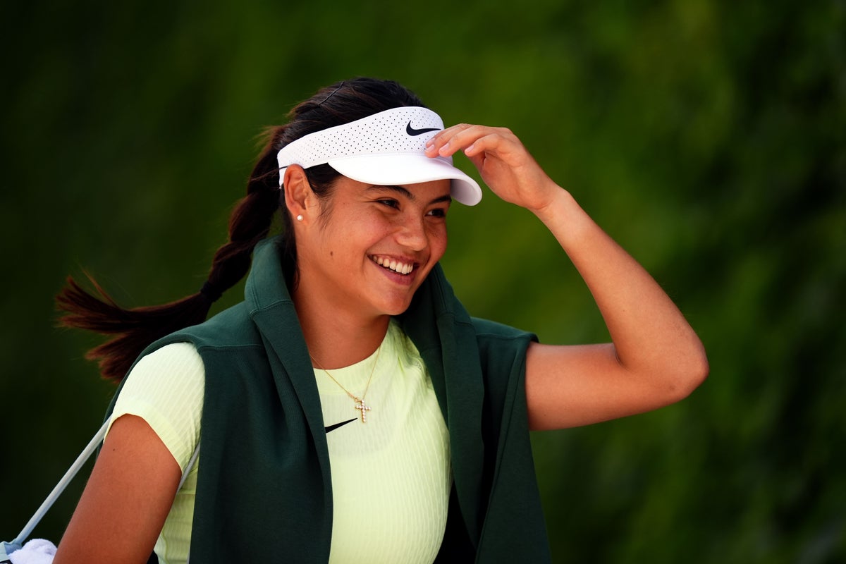 Emma Raducanu enjoys work again with coach Andrew Richardson after ...