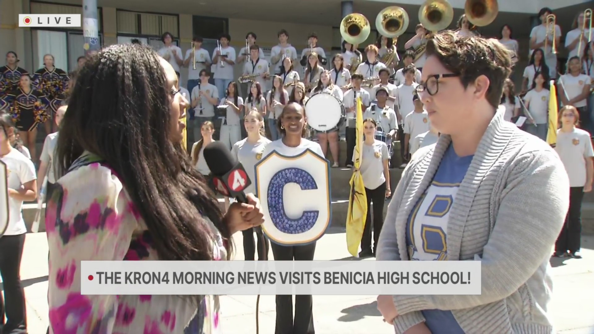 Benicia High band director speaks to KRON4 News