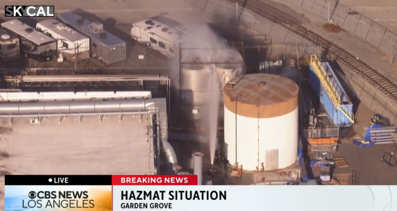 Garden Grove residents asked to evacuate area around toxic tank that ...