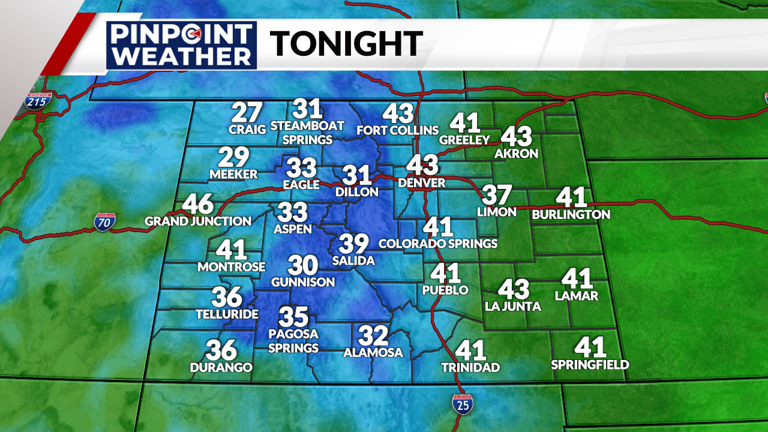 Denver weather: Shower possible Friday night then warmer holiday weekend