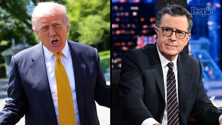 Donald Trump Stayed Up Through Stephen Colbert's Final Late Show ...