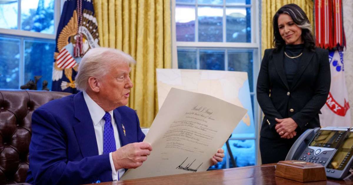 Trump praises Tulsi Gabbard after resignation, names Aaron Lukas acting ...