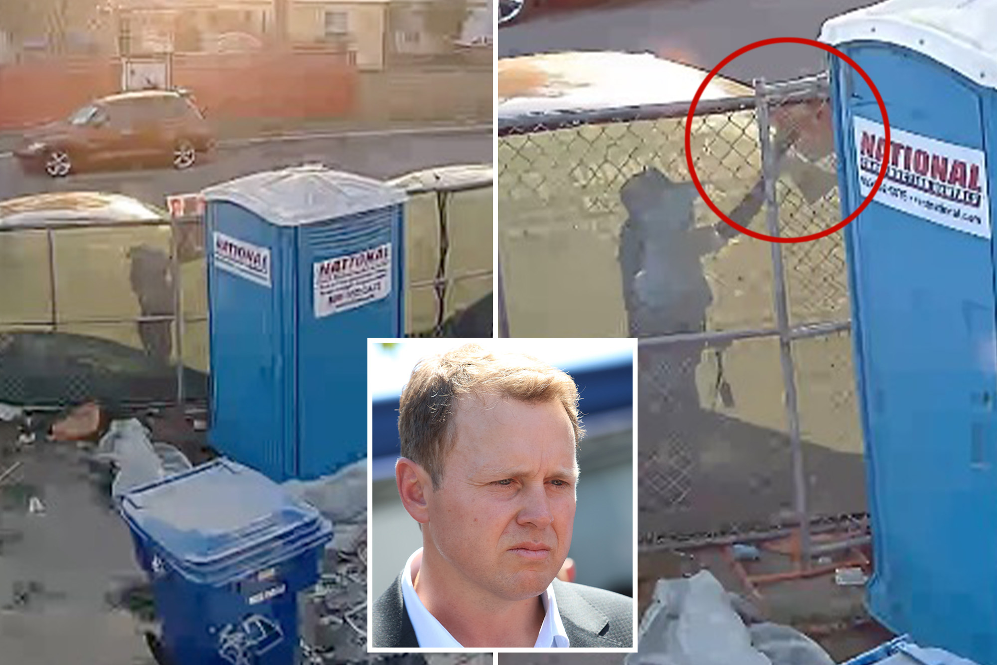 Brazen thief caught on camera tearing down Spencer Pratt campaign sign