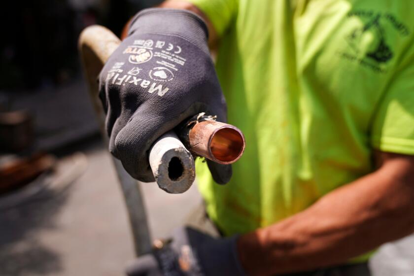 California gets $27.5 million to find and replace toxic lead pipes that ...