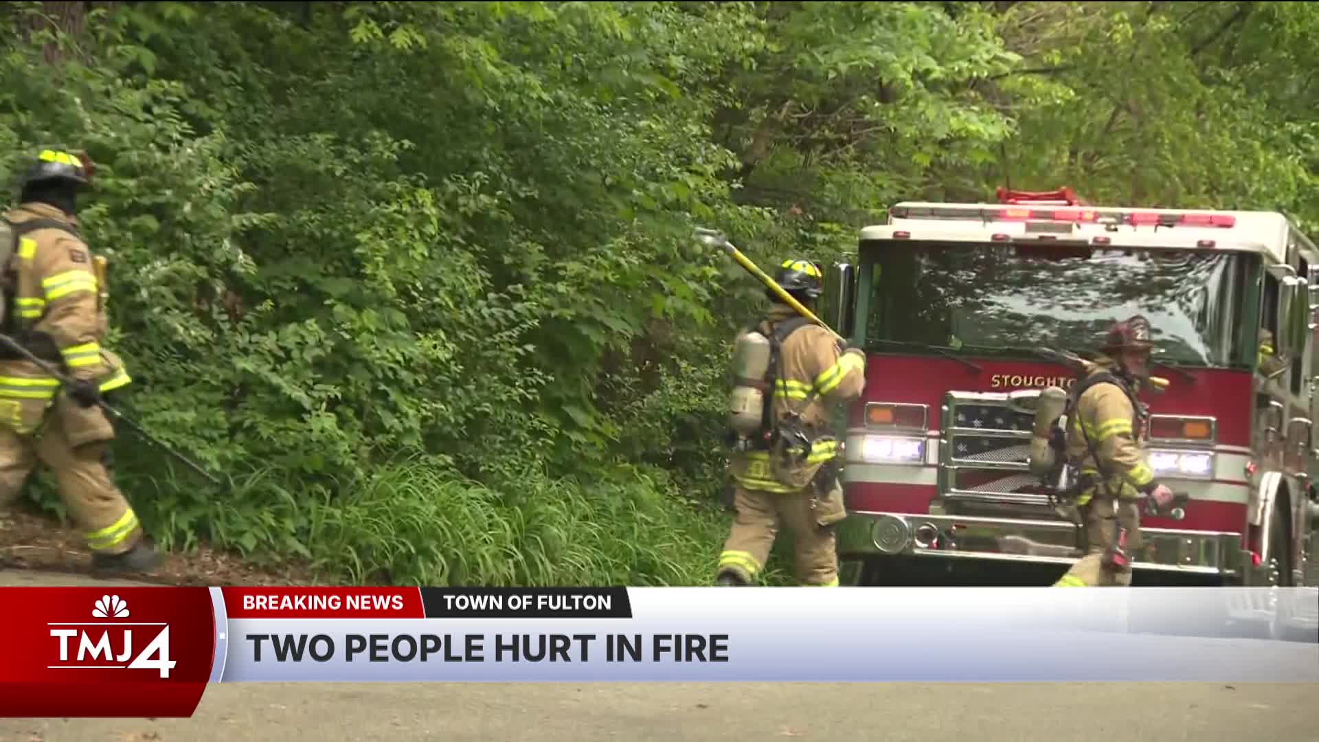 Two people critically injured in trailer home fire in Town of Fulton