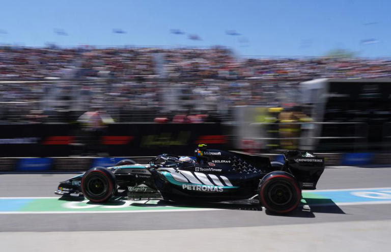 Motor racing-Antonelli fastest in incident-hit Canadian Grand Prix practice