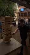 Man hits person with Jenga block