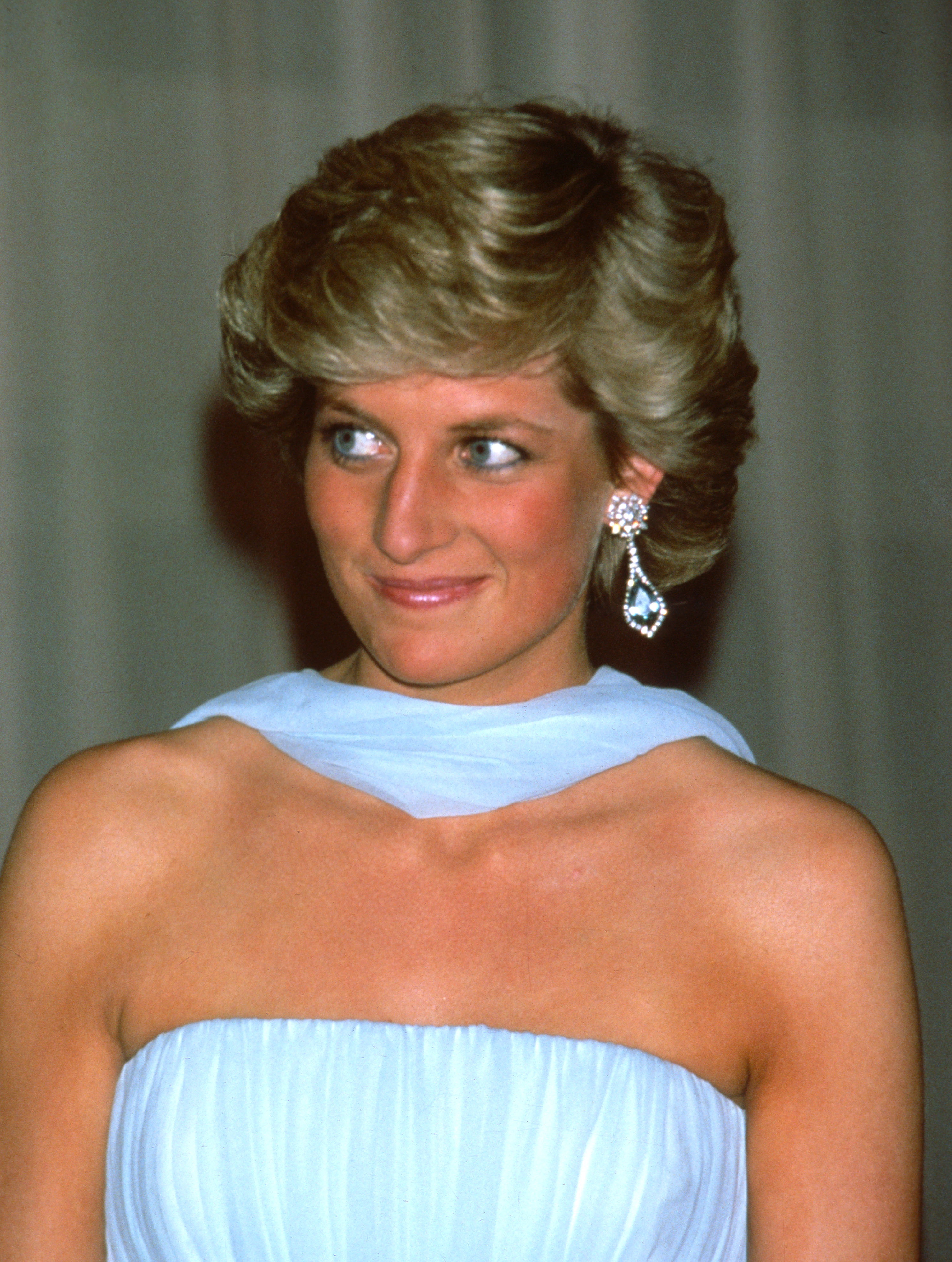 Princess Diana’s iconic blue Cannes Film Festival dress returns after ...