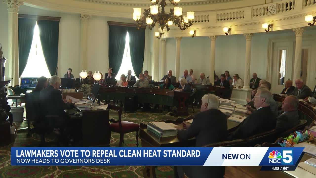 Vermont clean heat standard repeal advances