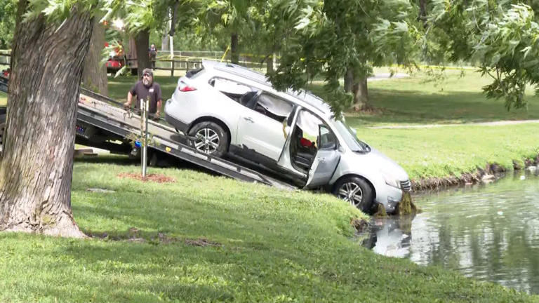 One hospitalized after car drives into lake in Benson Park, OFD says