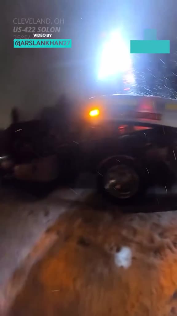 Tow truck driver captures terrifying roadside near-miss on camera