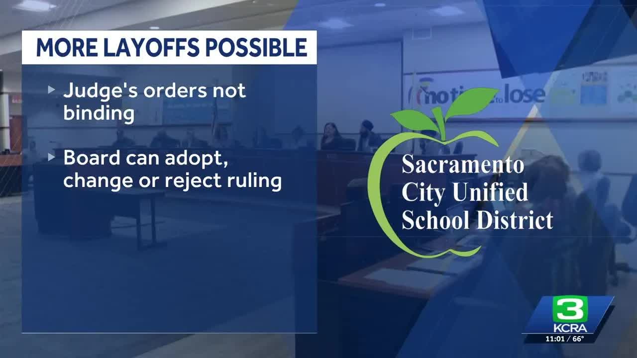 Sacramento City Unified School District considers more layoffs