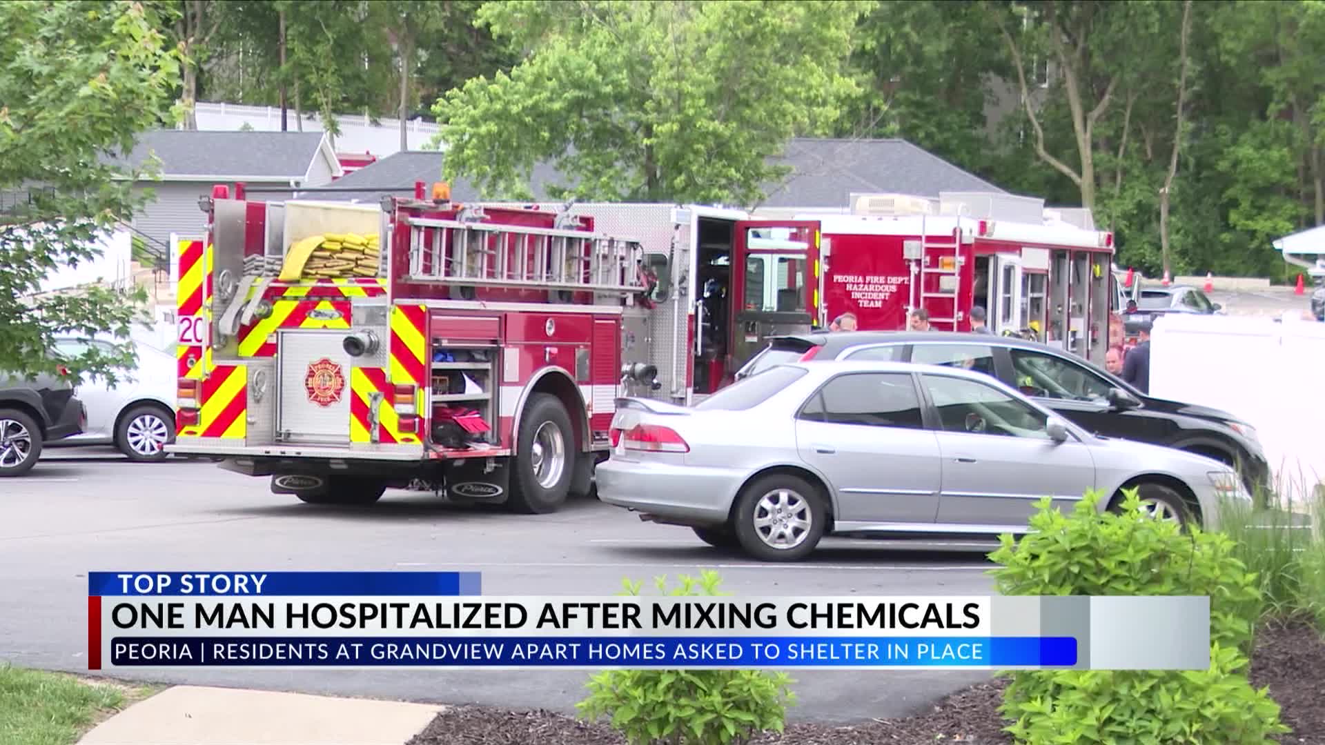 Peoria Fire Department responds to chemical emergency