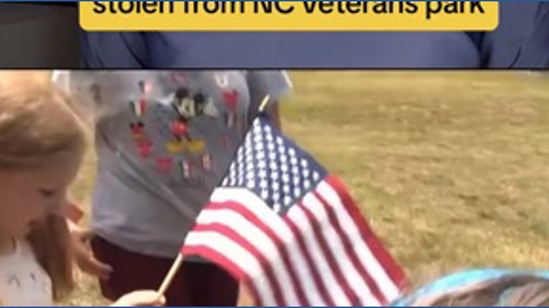 Neighbors replace American flags after thieves stole flags from NC ...