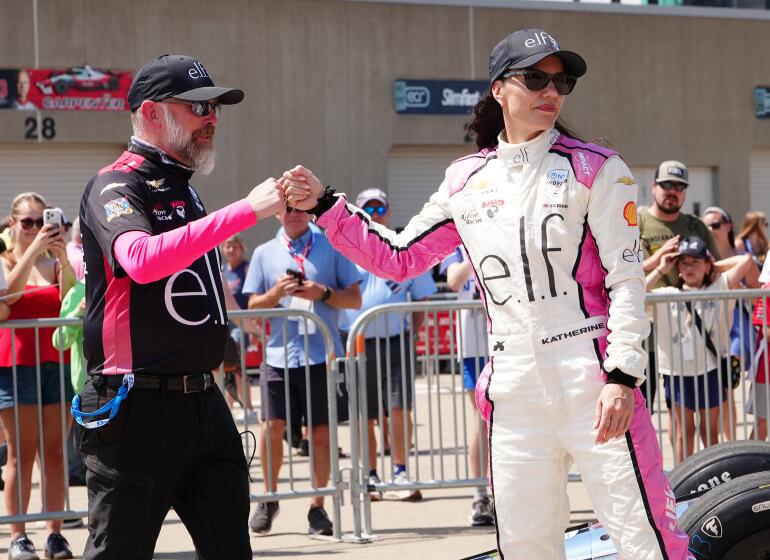 Katherine Legge is first woman to attempt 'The Double,' driving the ...