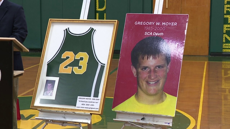Greg Moyer's law requires AEDs at school sporting events