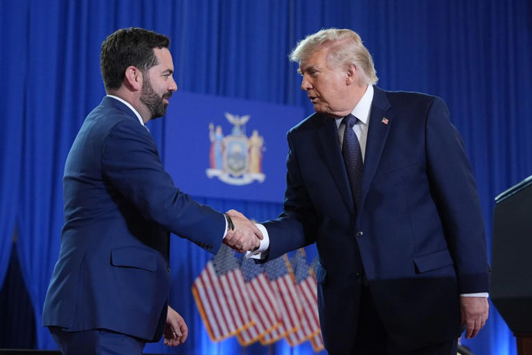 Trump touts GOP-backed tax cuts for New Yorkers, 'Mr. SALT' Mike Lawler ...