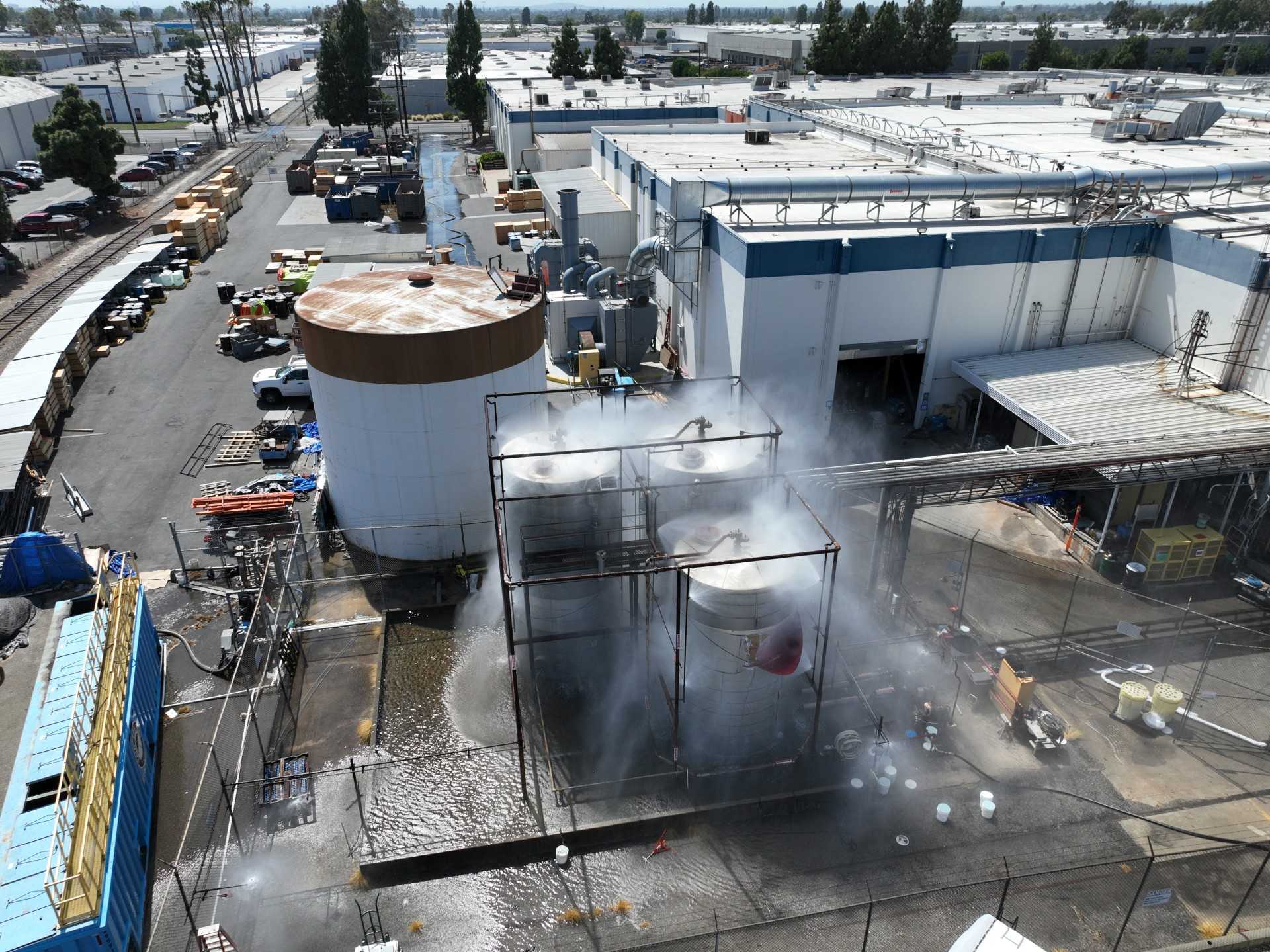 40,000 people under evacuation orders after chemical tank leak in ...