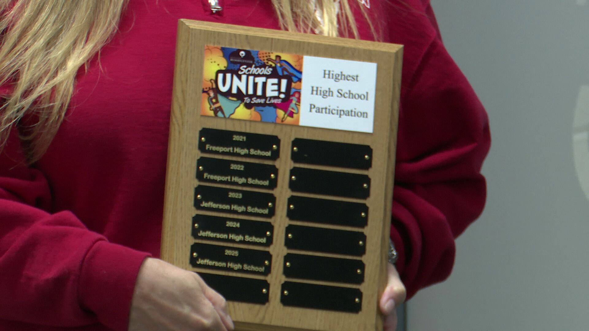 Winners announced for 6th annual Schools Unite to Save Lives blood drive