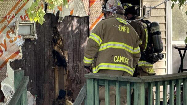 Fire heavily damages home near Evans Mills
