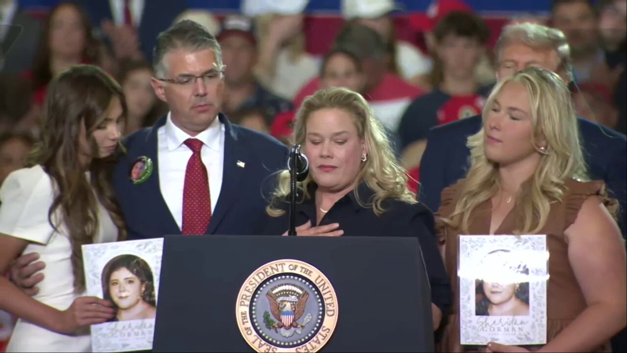 Angel mom joins Trump onstage in New York, says her daughter's 'life ...