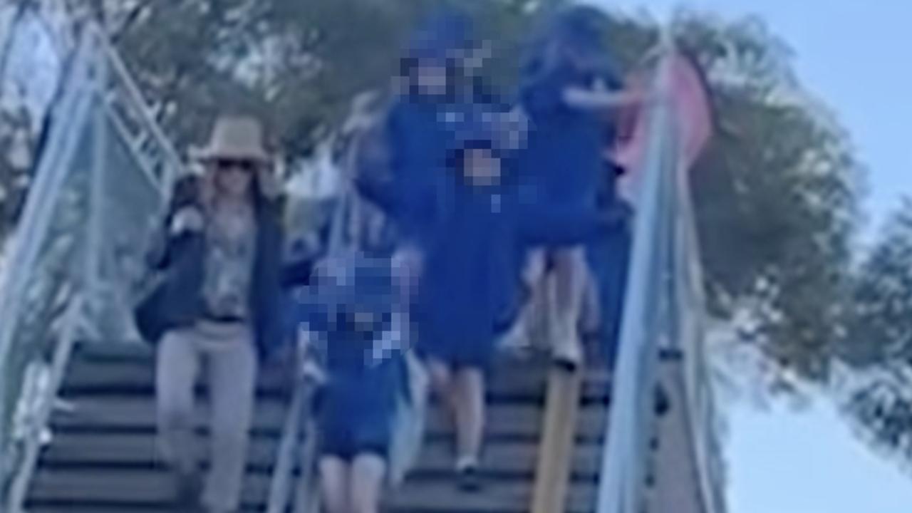 ‘Dangerous’: Bridge sways as students cross