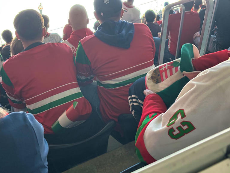 Wer hinter den Ungarn-Fans sitzt, hat Pech gehabt