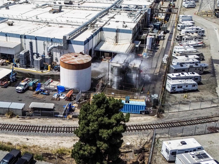 Ticking time bomb as toxic plant in Garden Grove leaking chemicals may ...