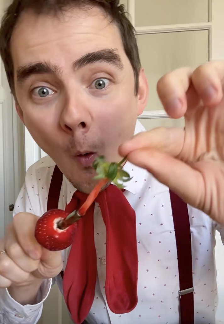 Wash fruit with baking soda