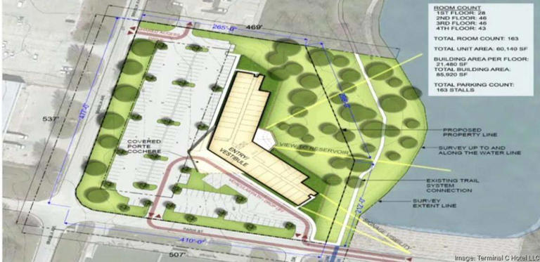 Hotel designed to evoke B-2 stealth bomber coming to KCI airport. See ...