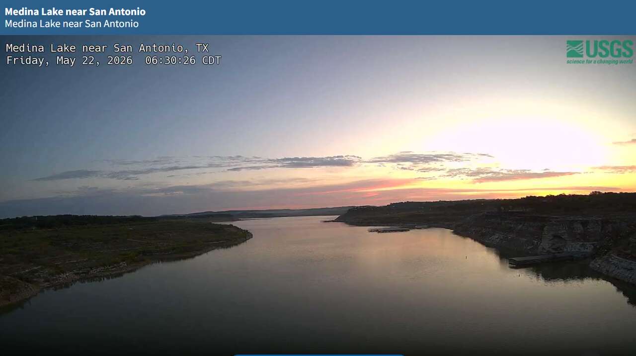 New water level for 'dead pool' lake near San Antonio as severe storms loom