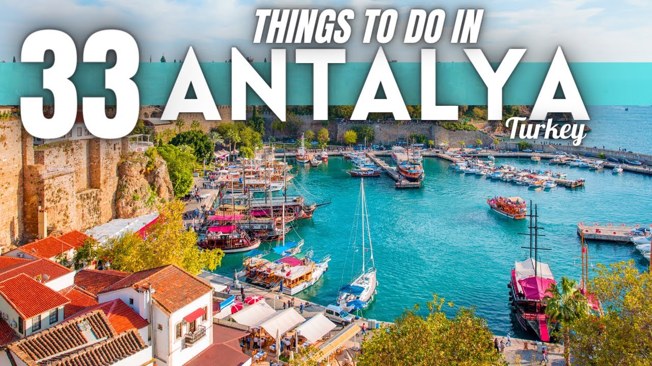 Best things to do in Antalya Turkey 4K