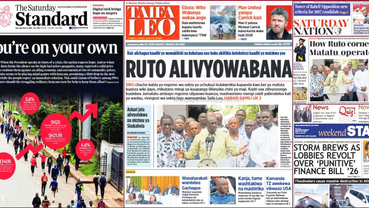 Kenya newspapers review: Fresh claims emerge of Ruto's divide-and-rule ...