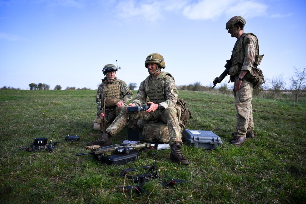 Britain only boasts enough drones to last one week of war, defence ...