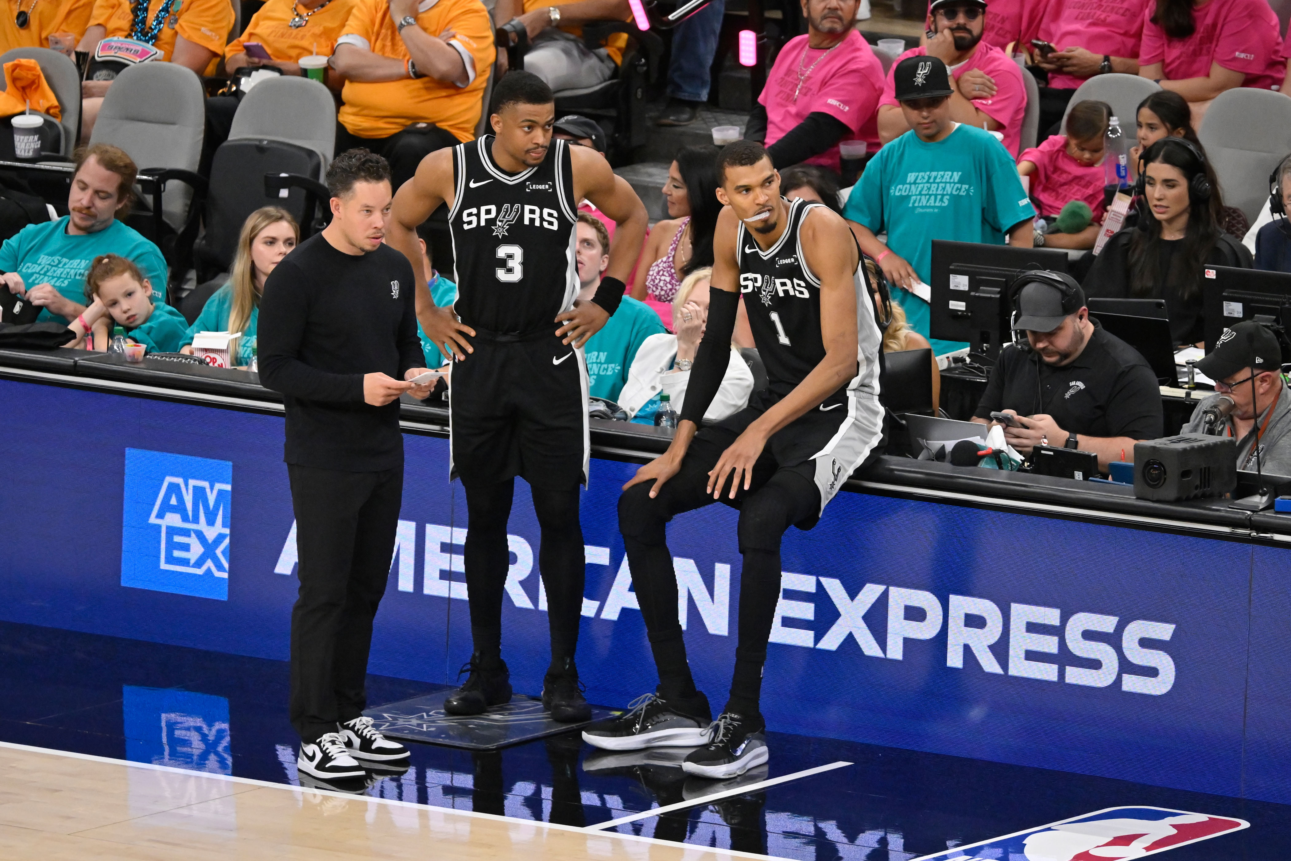 Spurs' Wembanyama says in Game 4 of West finals vs. Thunder, 'we're ...