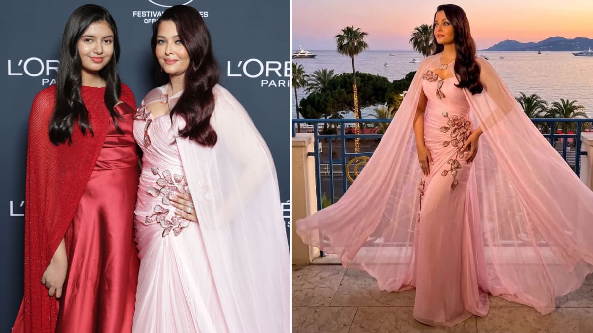 Aishwarya Rai's second Cannes 2026 look turns heads in blush pink ...
