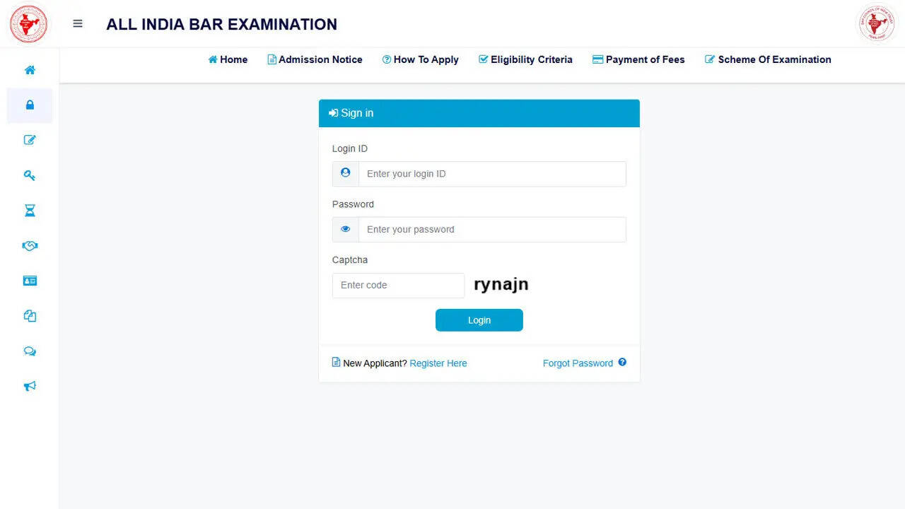 BCI issues AIBE 21 admit card 2026 at allindiabarexamination.com ...