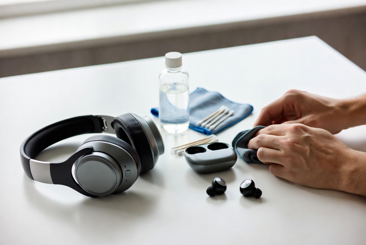 Come detergere le cuffie e gli auricolari dopo uso prolungato