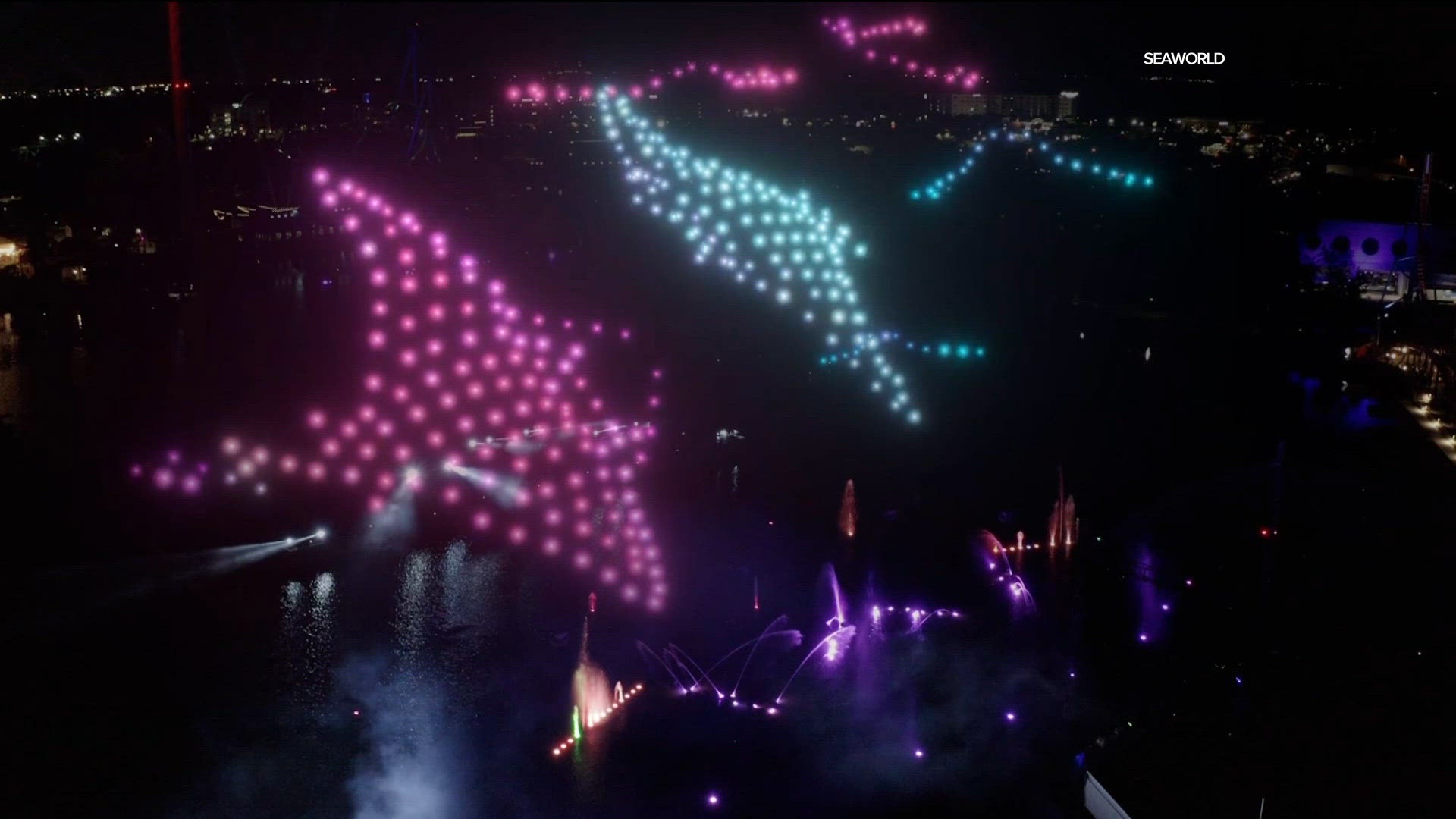 SeaWorld makes the switch to drones from fireworks for summer show