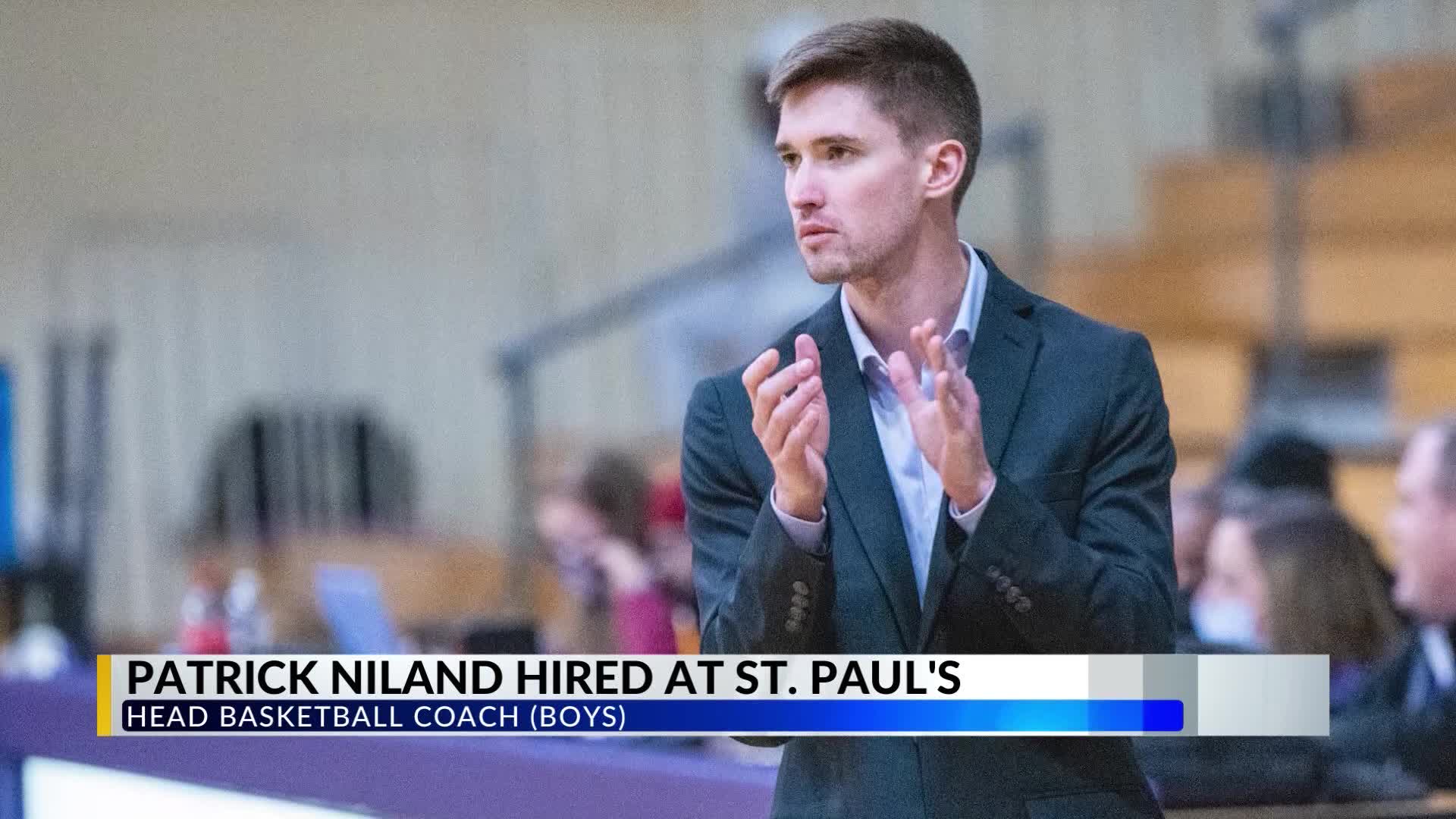Patrick Niland hired as St. Paul's boys basketball coach